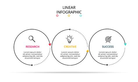 그래프의 원 요소 3 단계 옵션 부품 또는 프로세스와 다이어그램 인포그래픽 프레젠테이션용 템플릿입니다 0명에 대한 스톡 벡터 아트 및 기타 이미지 Istock