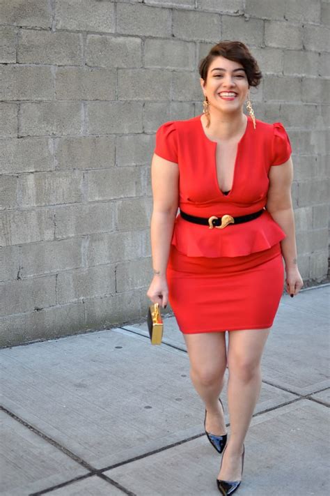 Stylishad Blog Lovers Plus Size Mini Dress