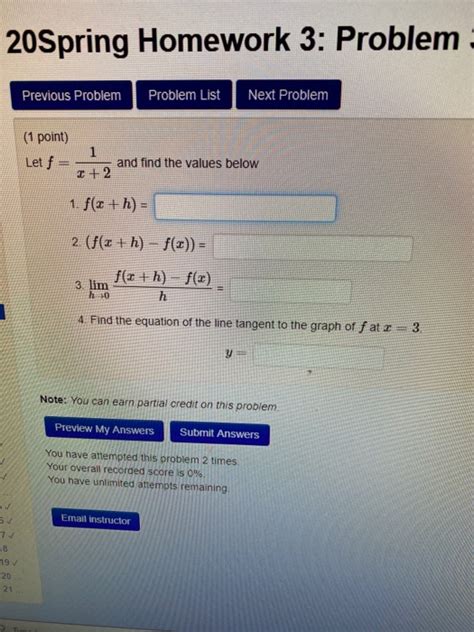 solved 20spring homework 3 problem previous problem
