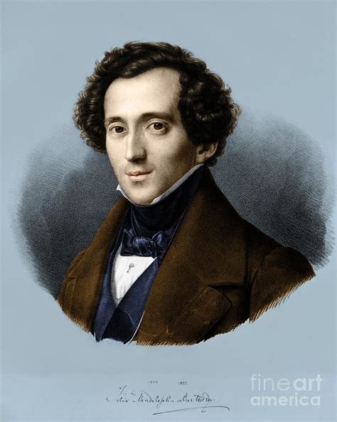 Felix Mendelssohn German Composer Photograph By Omikron Fine Art America
