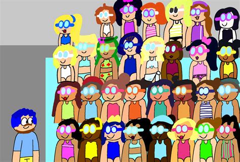 2red With Swimmers By Fluffyiscool2022 On Deviantart