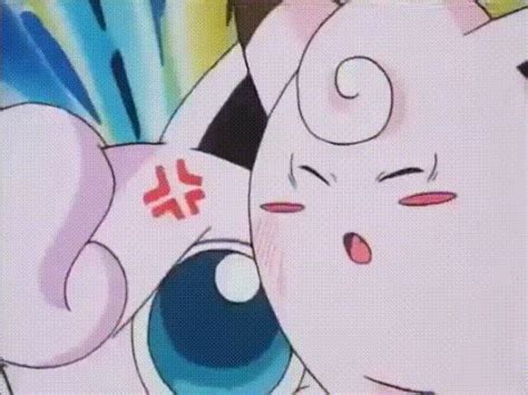 Jigglypuff beating a Clefairy Pokémon Jigglypuff Cute pokemon pictures Pokemon