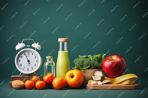 Premium Photo Balanced Diet Food Background Recommended By Doctors