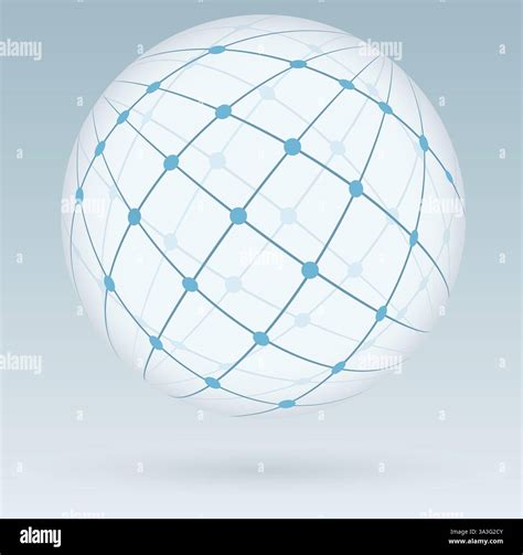 Global Network Connections Vector Illustration Stock Vector Image