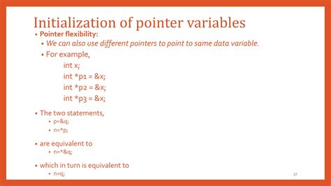 Pointers In C Pptx