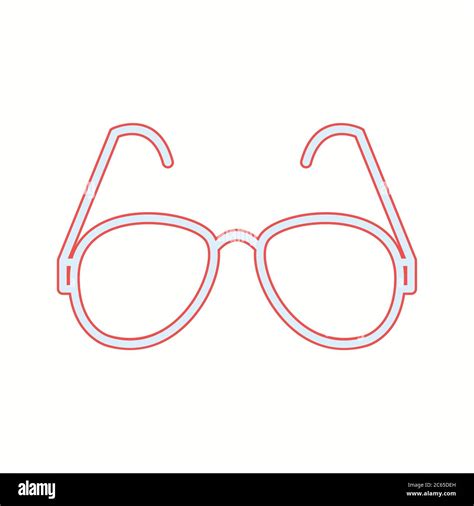 Unique Reading Glasses Vector Line Icon Stock Vector Image And Art Alamy
