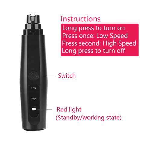 Electric Pet Nail Sharpener Nail Clipper Professional Pet Nail Polishe