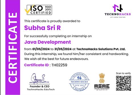 Subha Sri On Linkedin Javadevelopment Internship Learningjourney