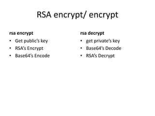 Rsa Overview PPTX Programming Languages Computing