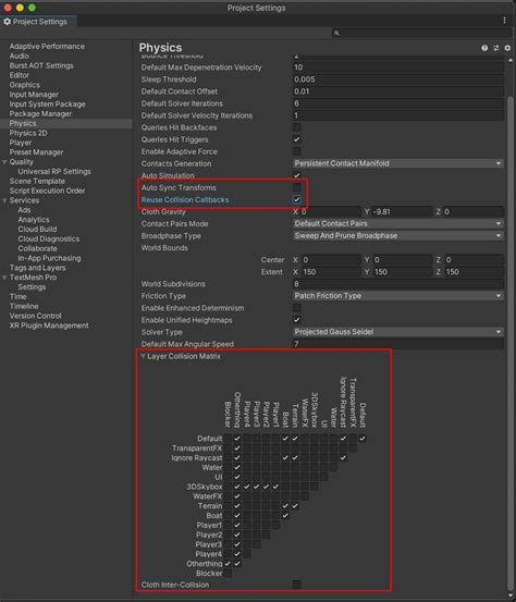 enhanced physics performance for smooth gameplay unity