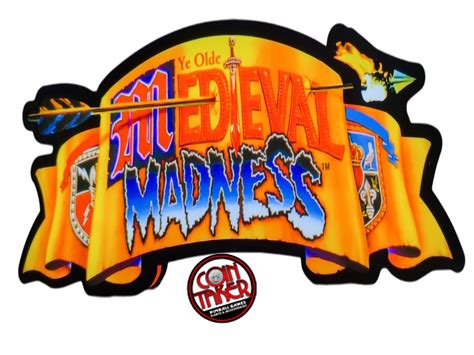 Medieval Madness Logo Pin Sign Cointaker