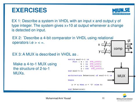 ppt digital design with vhdl exercise 1 powerpoint presentation free