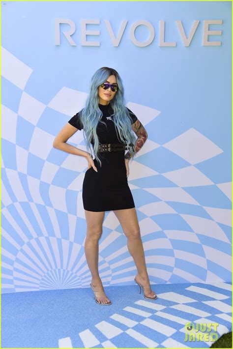 Megan Fox Debuts Long Blue Hair At Coachella Explains Her Recent Colorful Hair Choices Photo