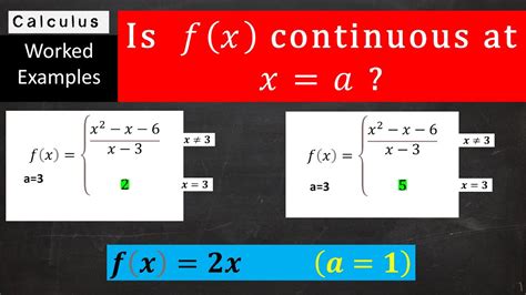 Continuity Examples