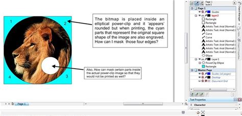 How To Mask Parts Of Image So They Won T Print CorelDRAW Graphics Suite X CorelDRAW