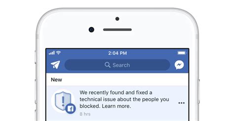 Facebook Bugs Company Reports A New Bug That Unblocked People