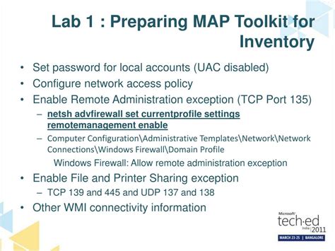 Ppt Microsoft Assessment And Planning Map Toolkit Lab Powerpoint