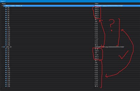 Windows Mapping Data To An Offset Of A Byte Buffer Allocated For An