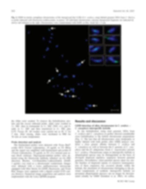 Solution Use Of Fluorescence In Situ Hybridization As A Tool For Introgression Analysis And