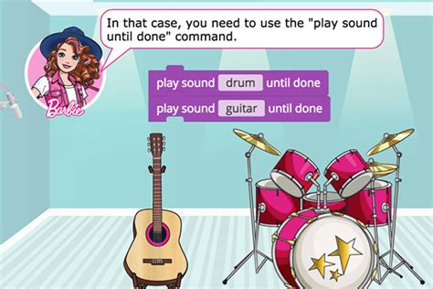 Barbie™ Coding Course Lesson 1 Robotics Engineer Tynker