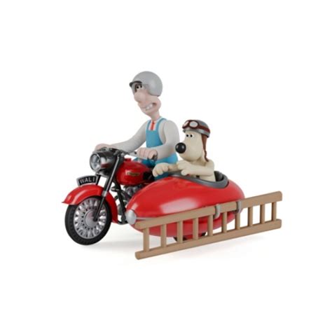 Wallace And Gromit Motorcycle And Sidecar A Close Shave