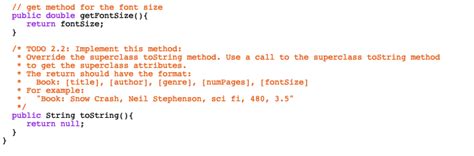 Solved This Class Encapsulates The Data Required To
