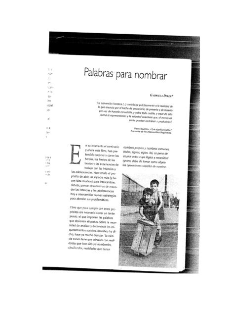 5 Diker Palabras Para Nombrar Pdf