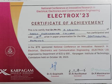 Hey All Happy To Share That We Have Participated And Secured The First Prize In The Paper