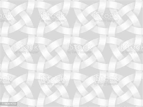 교차 된 원 밴드의 벡터 원활한 패턴입니다 흰색 텍스처 일러스트레이션입니다 0명에 대한 스톡 벡터 아트 및 기타 이미지 0명 고리 세공 그늘 Istock