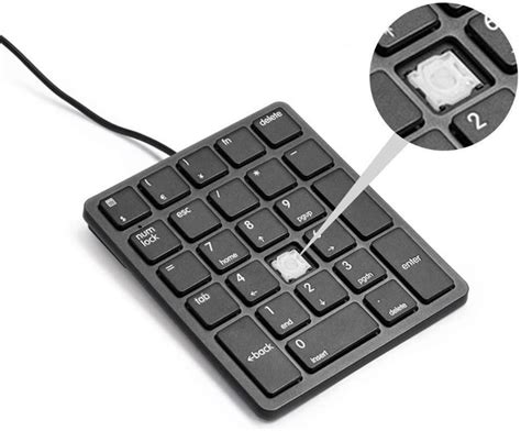 C Qisan Numeric Keypad Mini Slim Keyboard Magicforce For Financial Cashier Securities