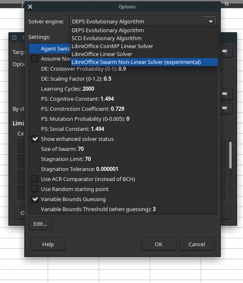 Libreoffice Calc Extension Solver Issue Rlibreoffice