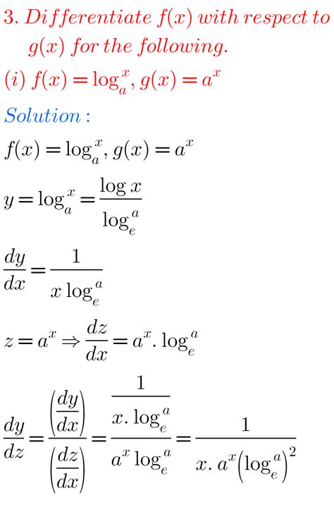 Inter Maths 1b Solutions For Differentiation Exercise 9c Maths Glow