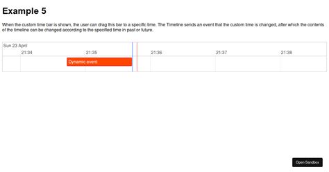React Visjs Timeline Examples Codesandbox