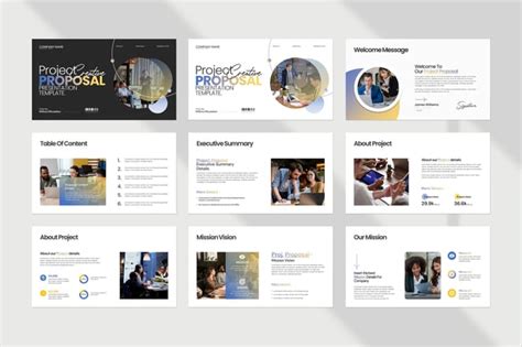 Project Proposal Powerpoint Template Incl Powerpoint And Professional