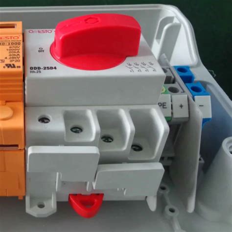 Onesto Pv Array Combiner Box 1 In 1 Out Dc 1000v Waterproof Electrical Junction Box Ip65 For