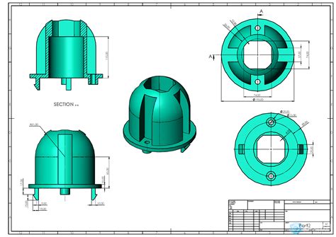 Solidworks在工程图里：修改剖切线样式、隐藏、显示、编辑切割线 Solidworks Ug爱好者