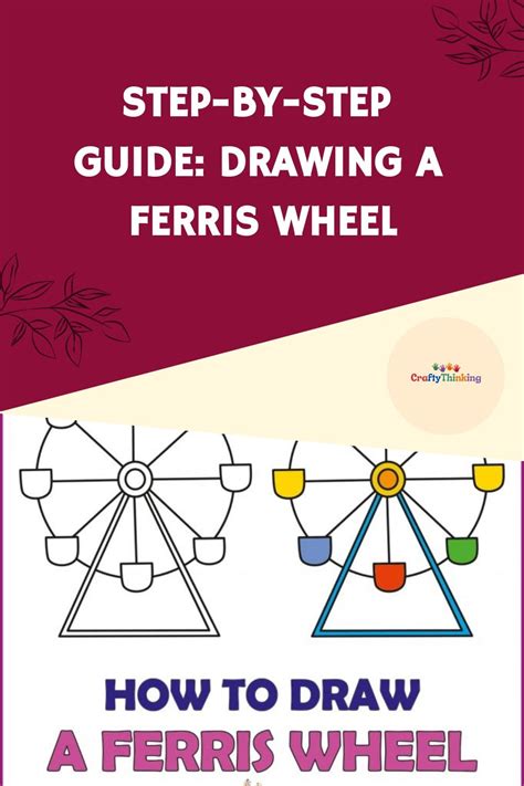How To Draw A Ferris Wheel Step By Step With Free Ferris Wheel Template