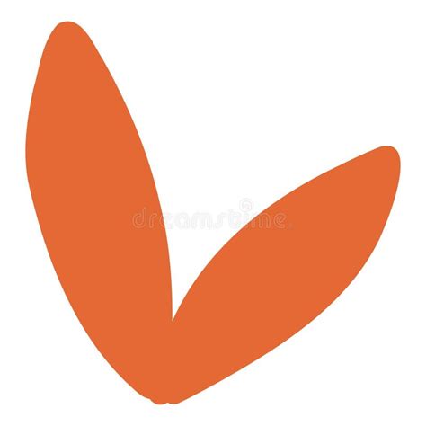 Abstract Trendy Doodle Art Set Of Hand Drawn Plant Curve Shape