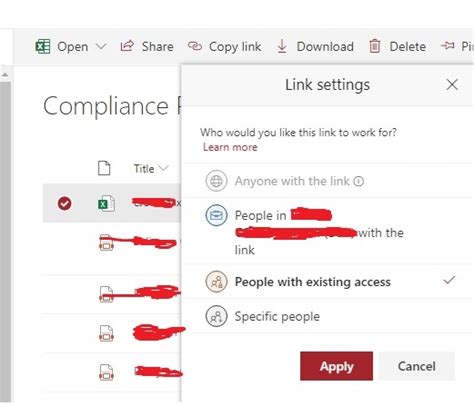 Sharing SharePoint Online Default Link Type SharePoint Stack Exchange