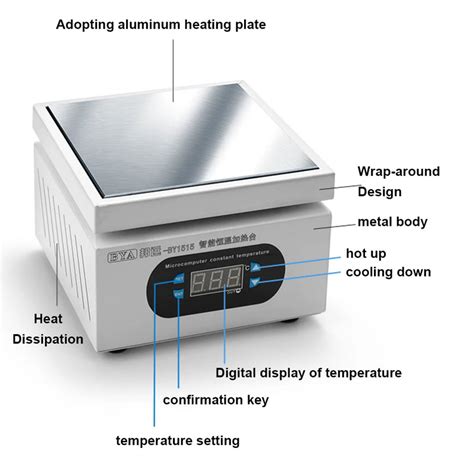 Heating Station Digital Preheating Platform Electronic Hot Plate