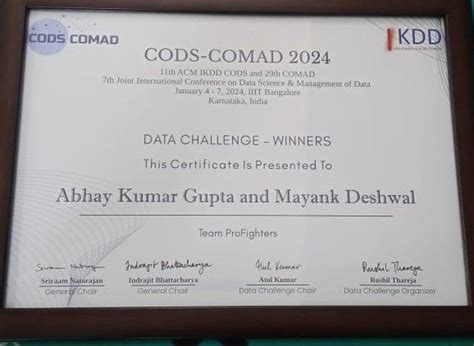 Mayank Deshwal On Linkedin Cmlbda Codscomad Deeplearning Iiitb Conference Machinelearning