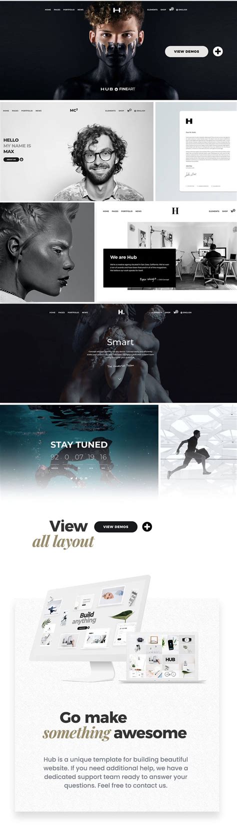 Hub Creative And Business Multipurpose Elementor Wordpress Theme
