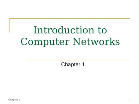 ppt chapter 11 introduction to computer networks chapter 1 dokumen tips