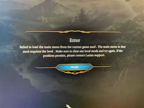 Game won’t start, error pop up. Please help : r/BaldursGate3