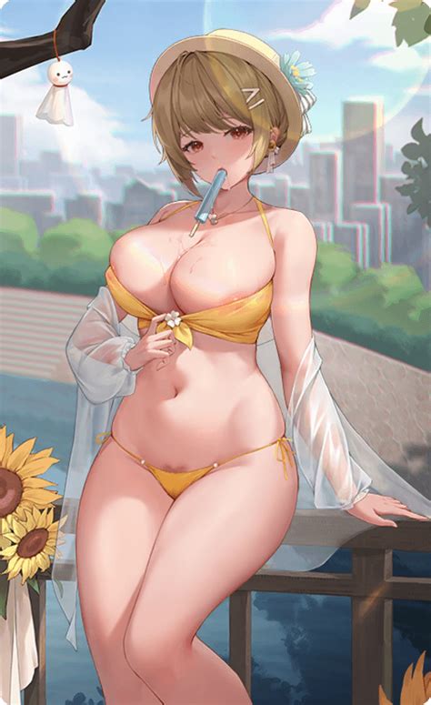 Manling How To Raise A Harem Uru Game Light Brown Hair Tagme 1girl