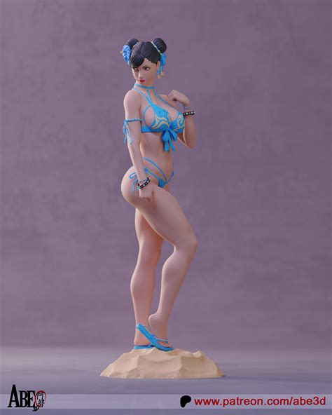 👙 Chun Li Bikini・ 3d File For 3d Printing・cults