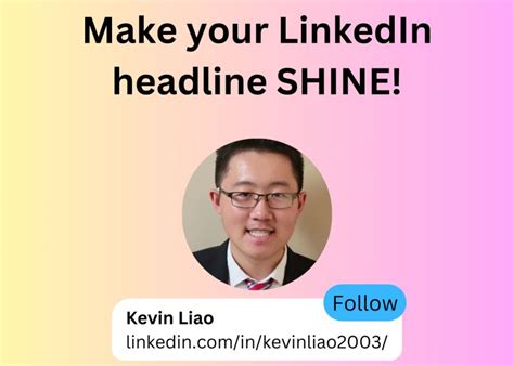 Kevin Liao On Linkedin Linkedin Jobhunting