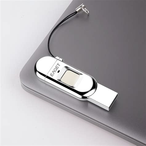 Eaget High Speed Fingerprint Encryption Biometric Pendrive Security USB Flash Drive