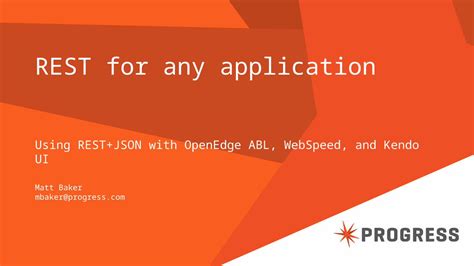 pptx rest for any application using rest json with openedge abl