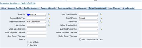 Displaying Defaulting Fob Terms And Freight Terms In Order Management — Oracle Mosc